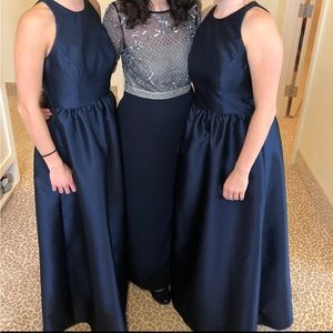 Adrianna Papell | Dresses | Adrianna Papell Beaded Cascading Ruffle ...